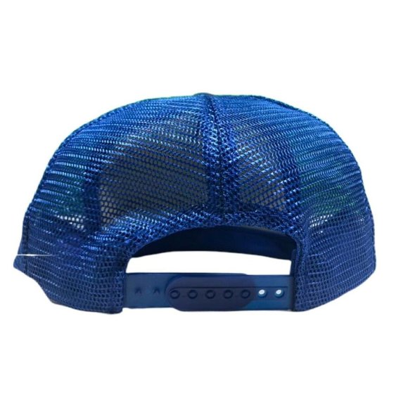 Unbranded | Accessories | Vtg Blue Mesh Truck Hat Deadstock 8s | Poshmark